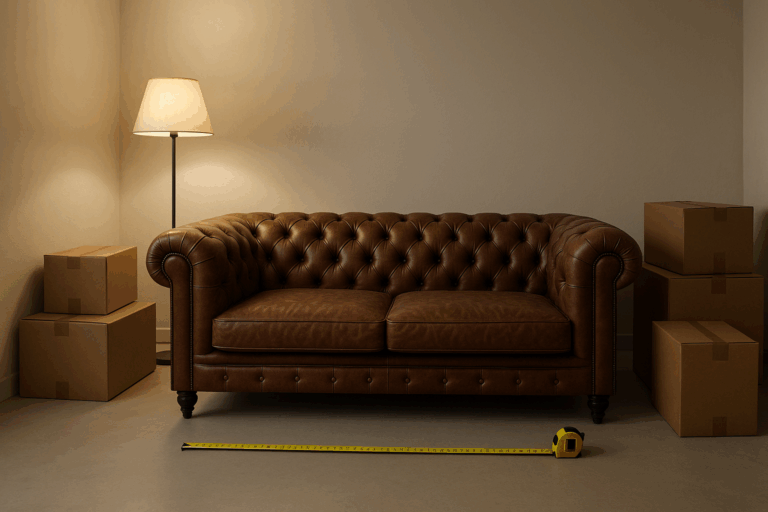 How to Determine if a Chesterfield Sofa Fits Your Space: Weight and ...